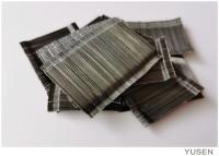 China ASTM A820 Glued Steel Fiber 60mm Length 1mm Diameter for Concrete Reinforcement for sale