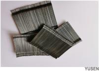 China 35mm Concrete Hooked End Glued Steel Fiber 0.75mm Diameter 1100MPa Tensile for Tunnel Dam Flooring for sale