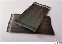 China High Carbon Steel Glued Hooked Steel Fiber 0.75mm 60mm for Concrete Reinforcement 1100MPa for sale