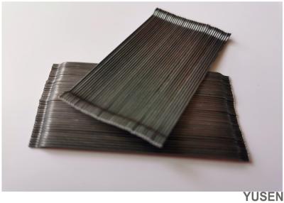 China High Carbon Steel Glued Hooked Steel Fiber 0.75mm 60mm for Concrete Reinforcement 1100MPa for sale