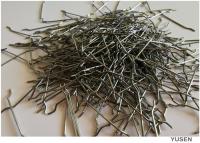 China Concrete Reinforcement Carbon Steel Fiber 60mm Length 1mm Diameter High Tensile Strength for sale