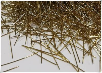 China Copper Coated Micro Steel Fiber Concrete High Tensile Strength 2500Mpa 0.2mm 13mm for sale