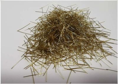 China Copper Coated Micro Steel Fiber 0.22mm for UHPC Reactive Powder Concrete for sale