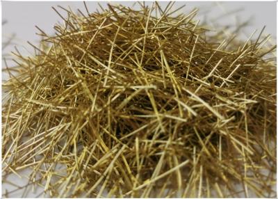 China Copper Coated Micro Steel Fiber 0.2mm 2500MPa for Industrial Flooring UHPC for sale