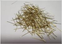 China Brass Coated Micro Steel Fibers for Concrete 20kg Bag High Tensile Strength 0.22mm for sale
