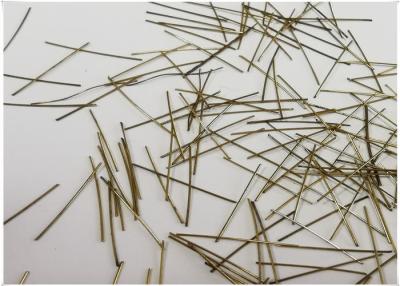 China Copper Coated Micro Steel Fiber 0.22mm x 13mm for UHPC Concrete Reinforcement for sale