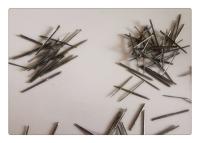 China Crescent Melt Extracted Stainless Steel Fiber 20-35mm Heat Resistance for Refractory Bricks for sale