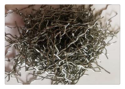 China 304 Stainless Steel Waved Fiber 1100MPa Flexural Strength for Road Pavement for sale
