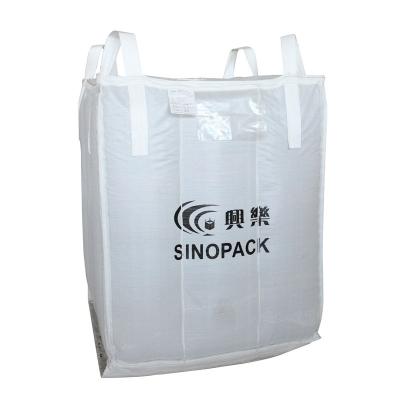 China Baffle square cube bag stock for flour carbons chemical powders shipping for sale