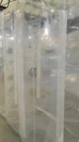 China Transparent anti-sifting PE baffle liner attached to Jumbo bag FIBC for sale