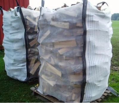 China Ventilated Firewood Mesh PP Bulk Bag for sale