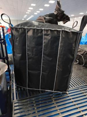 China Polypropylene Big Bag Sack Plain / Discharge / Spout Green Color for sale
