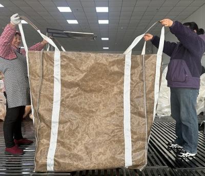 China Customized Big Bag FIBC with PE PP Liner Material and Plain Discharge Spout for Versatile Applications for sale