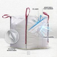 China Durable Container Liner Bags 40ft HC Dry Bulk Transportation System PE-Coated Woven Fabric for Grain Mineral Powder for sale