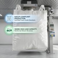 China Sanitary Food Ingredient Transportation FIBC 1000kg HACCP-Compliant Production Line Starch Sugar Flour Bulk for sale