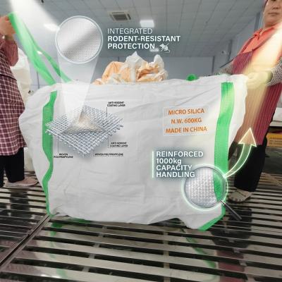 China Durable Agricultural Product Transportation FIBC 1000kg Rodent-Resistant Outer Coating for Grain Seed Soybean for sale