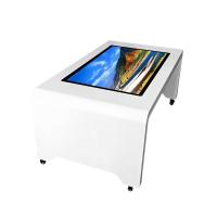China Multi Language Support Digital LCD Interactive Touch Screen Coffee Table For Business for sale