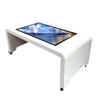 China Multi Language Support Digital LCD Interactive Touch Screen Coffee Table For Business for sale