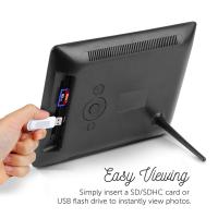 China 1280*800 Wifi LCD Screen 10 Inch Digital Photo FrameMedia Player For Indoor Desktop Display for sale