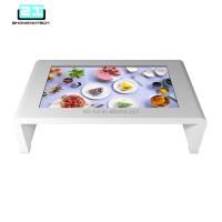 China Multi Language Support Digital LCD Interactive Touch Screen Coffee Table For Business for sale