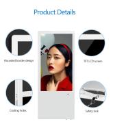 China 22inch Elevator advertising display lcd Elevate Your Advertising Results 300cd/m2 for sale