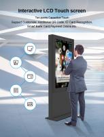 China Outdoor Air Conditioner Lcd Digital Signage Touch Screen 98inch Lcd Kisok Display Durable for sale
