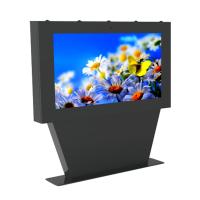 China Lcd Touch Screen Floor Standing Outdoor Digital Signage High Brightness 86inch Totem Waterproof Ip65 for sale