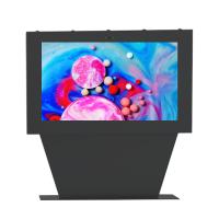 China Lcd Touch Screen Floor Standing Outdoor Digital Signage High Brightness 86inch Totem Waterproof Ip65 for sale
