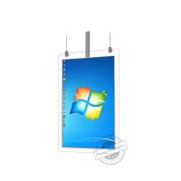 China Shop Digital Window Display Wifi 49inch Clear Ceiling Hanging Double Sided for sale