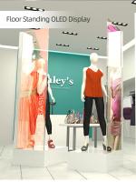 China 49Inches Transparent OLED Signage Display No Touchscreen 200 Watts Power Consumption for sale