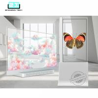 China 49Inches Transparent OLED Signage Display No Touchscreen 200 Watts Power Consumption for sale