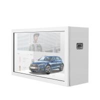 China 16 9 Display Ratio Wall Mount Transparent Lcd Showcase Capacitive PCAP Touch With CMS Software for sale