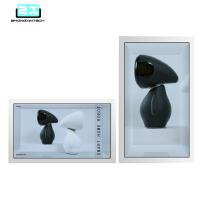 China 16 9 Display Ratio Wall Mount Transparent Lcd Showcase Capacitive PCAP Touch With CMS Software for sale