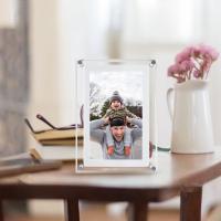 China 10inch Acrylic Bulk Digital Photo Frame with RM/RMVB/AVI/MPG/MPEG/FLV/VOB/MP4/MKV Support for sale