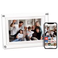 China 10inch Acrylic Bulk Digital Photo Frame with RM/RMVB/AVI/MPG/MPEG/FLV/VOB/MP4/MKV Support for sale