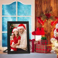 China 10 Inch Touch Screen Digital Picture Frame Signage For RM/RMVB/AVI/MPG/MPEG Format for sale