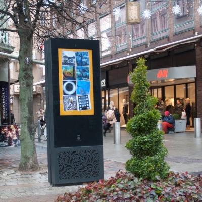China Samsung Floor Stand Digital Display Totem Touch Replacement LCD TV Screen Cutting-Edge Design for sale