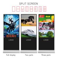 China 1920x1080P FHD Resolution Floor Standing Lcd Digital Signage Display With 500cd/M2 Brightness for sale