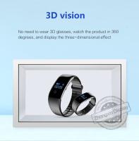 China 16 9 Display Ratio Wall Mount Transparent Lcd Showcase Capacitive PCAP Touch With CMS Software for sale