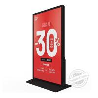 China 98inch 3840x2160 Floor Standing LCD Display with 2GB RAM 350-700 Cd/m2 Brightness 8GB-32GB Storage for sale