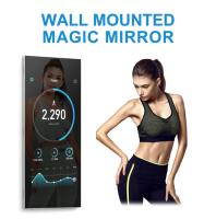 China 49inch Fitness Exercise Mirror Screen Virtual Trainer 49 Lcd Android With Body Composition Analysis for sale