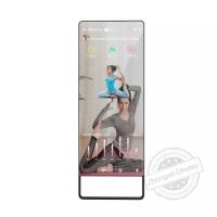 China 43inch Capacitive Touchscreen Magic Fitness Mirror With Virtual Trainer And Personalized Workouts for sale