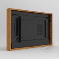 China 32inch Contrast 1920 X 1080 Pixels LCD Picture Frame Large Burlywood Frame Color /VGA/USB Connectivity for sale