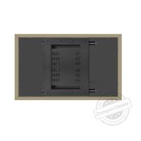 China Wall Mount 43inch Wooden Art Frame LCD Display With  VGA USB Connectivity And 350 Cd/M² Brightness for sale
