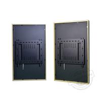 China 50inch Resolution Wood Art Lcd Picture Frame With Wide Viewing Angle And /VGA/USB Connectivity for sale