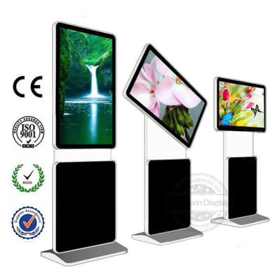 China 43inch 360 Degree Rotating LCD Digital Signage Floor Stand LCD Touch Screen for Advertising for sale