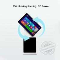 China 43inch 360 Degree Rotating LCD Digital Signage Floor Stand LCD Touch Screen for Advertising for sale