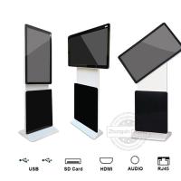 China 55inch 360 degree Rotating Standing Touch Table for Advertising Equipment Display for sale