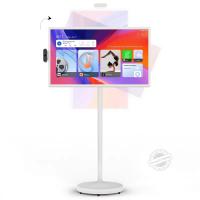 China Stand By Me TV 21.5 27 32 Inch Smart Touch Screen Portable Movable Rechargeable LCD Smart TV for sale