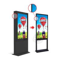 China 65 55 Inch Outdoor Waterproof IP66 Digital LCD Advertising Screen Freestanding for Restaurants Menu for sale